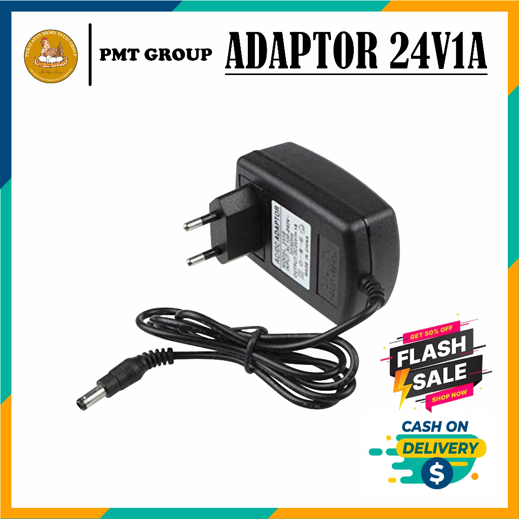 Jual Adaptor 24v 1A Untuk Segala Fungsi Mist Maker Cctv Dll | Shopee Indonesia