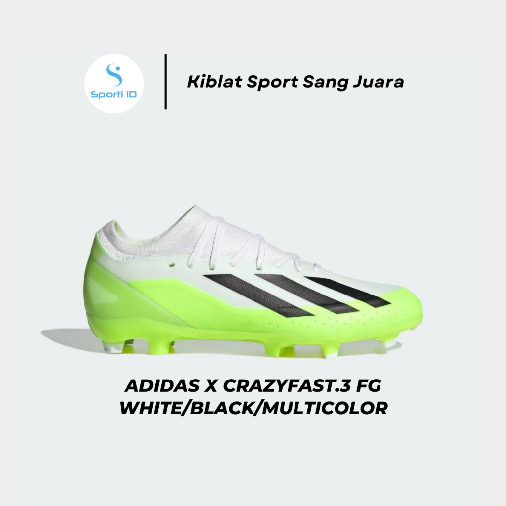 Jual Adidas X Crazyfast.3 FG - White Black HQ4534 Original | Shopee ...