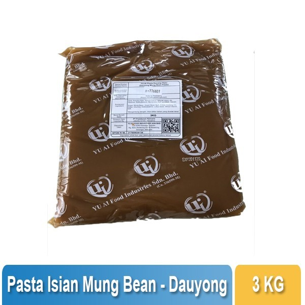 Jual Yu Ai - Pasta Filling Mung Bean / Dauyong 3Kg Original | Shopee ...