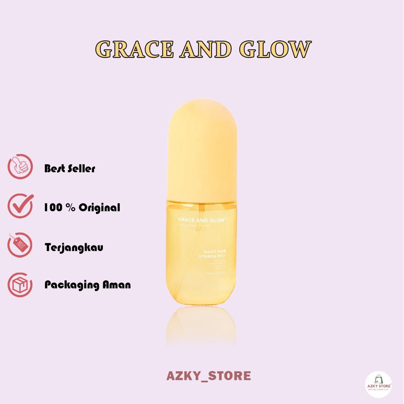 Jual Grace and Glow Daisy Hair Mist 100 ml - Parfum Rambut Spray untuk ...