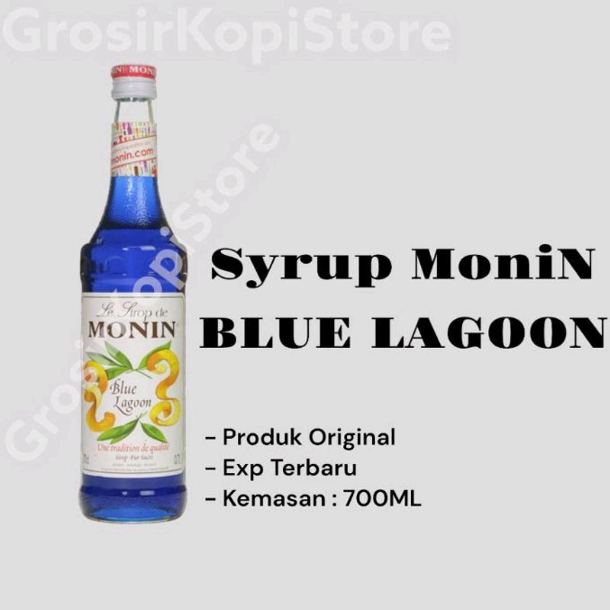 Jual MONIN SYRUP BLUE LAGOON 700ML | Shopee Indonesia