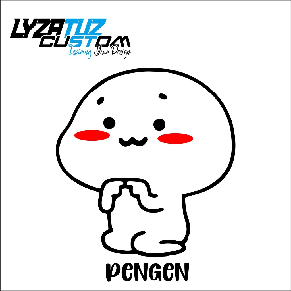 Jual STIKER CUTTING PENTOL LUCU, EMOTICON, STICKER WA | Shopee Indonesia