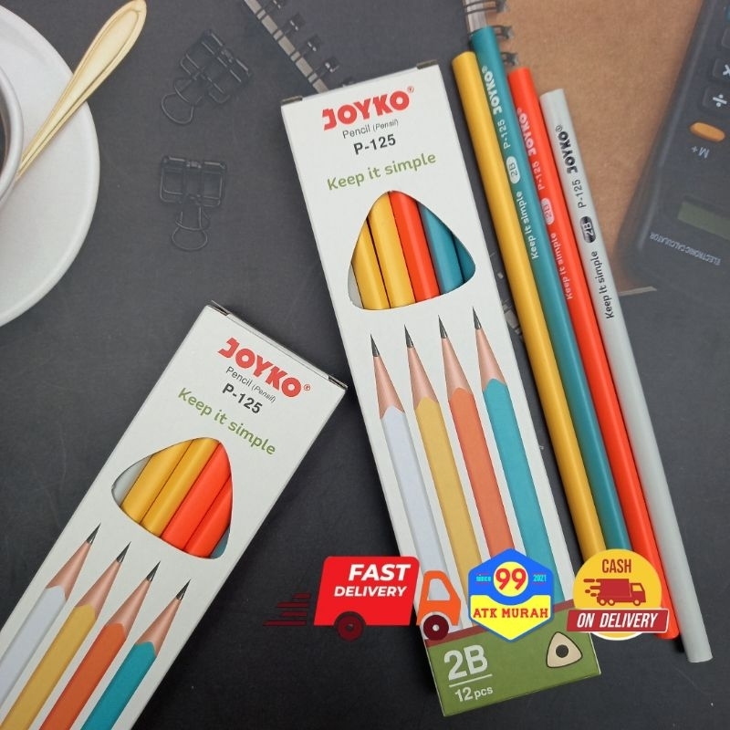 Jual P-125 Pensil JOYKO/pensil 2B/Pensil Computer/Pencils | Shopee ...
