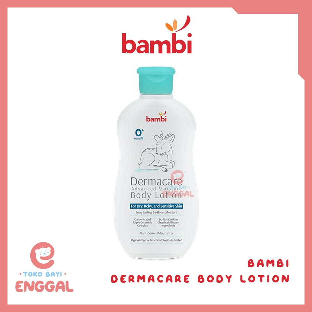 Jual Bambi Baby Dermacare Advanced Moisture Body Lotion 200ml | Shopee ...