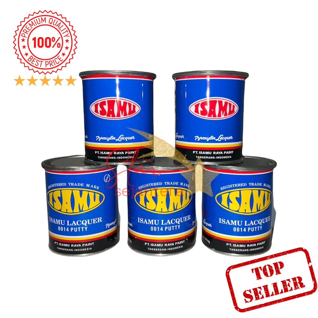 Jual Dempul Besi Isamu 250 gram Putty Putih Kayu Seng Pagar/ Dempul Cat ...