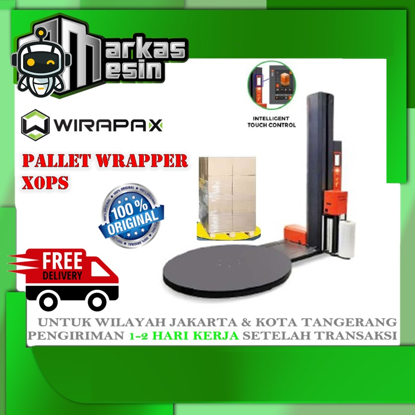 Jual Standard Pallet Wrapper XOPS WIRAPAX Mesin Wrapping Otomatis ...