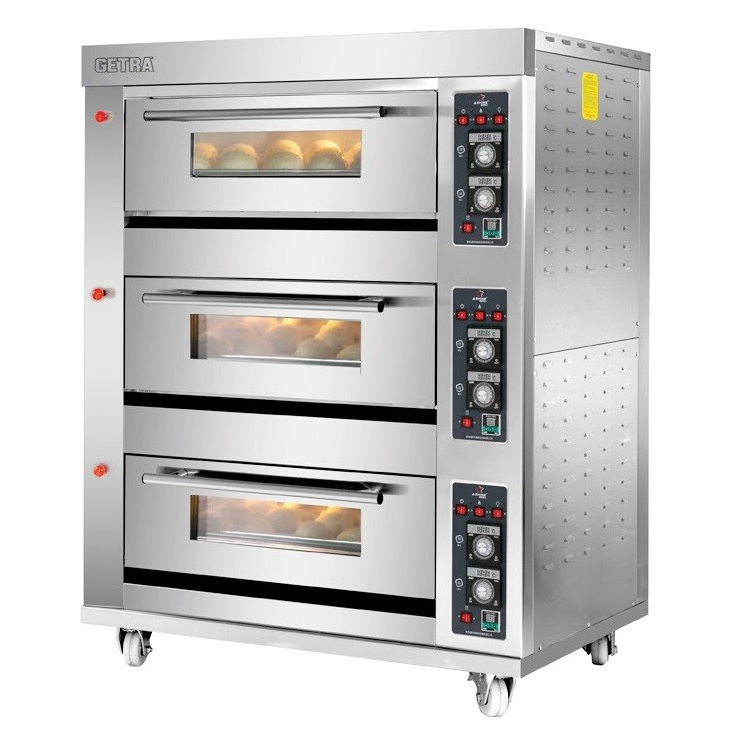 Jual Gas Oven Roti 3 Deck 6 Tray GETRA RFL36SSGC / RFL-36-SSGC | Shopee ...
