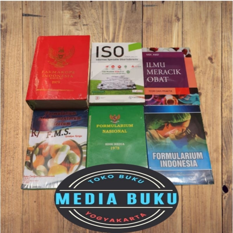 Jual Paket 6 Buku Farmasi : Farmakope 3, ISO, IMO, FMS, FOI, Fornas ...