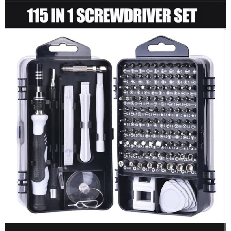 Jual Obeng Full Set 115 in 1 ( Harga Per 1 Unit/box ) Screwdriver obeng ...