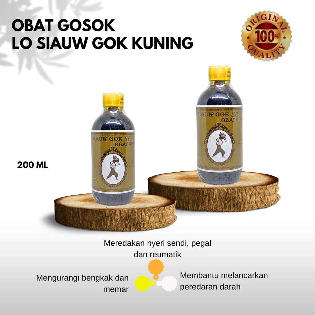 Jual LO SIAW GOK - Obat Gosok LO BAN TENG Tutup merah - arak gosok ...