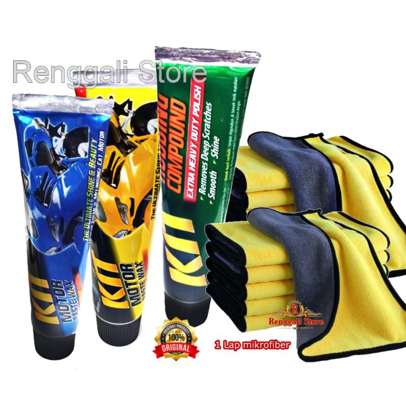 Jual KIT RUBBING COMPOUND 60GR- KIT MOTOR METALLIC PASTE 60GR-KIT MOTOR ...