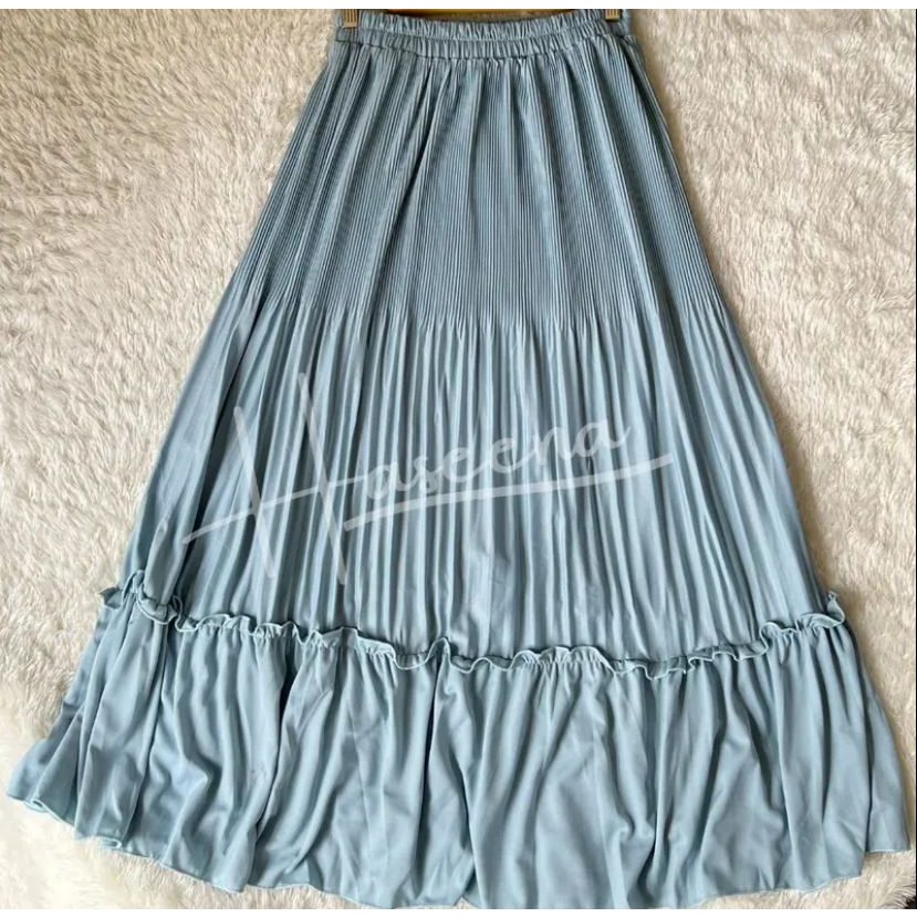 Jual Haseena Rok Plisket Susun Maiza Bahan Premium | Rok Skirt | Rok ...