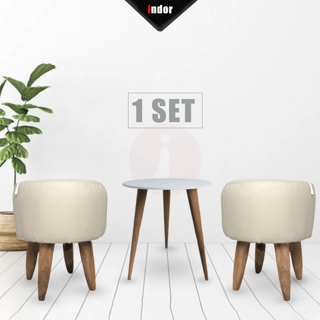 Jual KURSI SOFA STOOL Set 2 Kursi 1 Meja/ Kursi Ruang Tamu Teras Murah ...