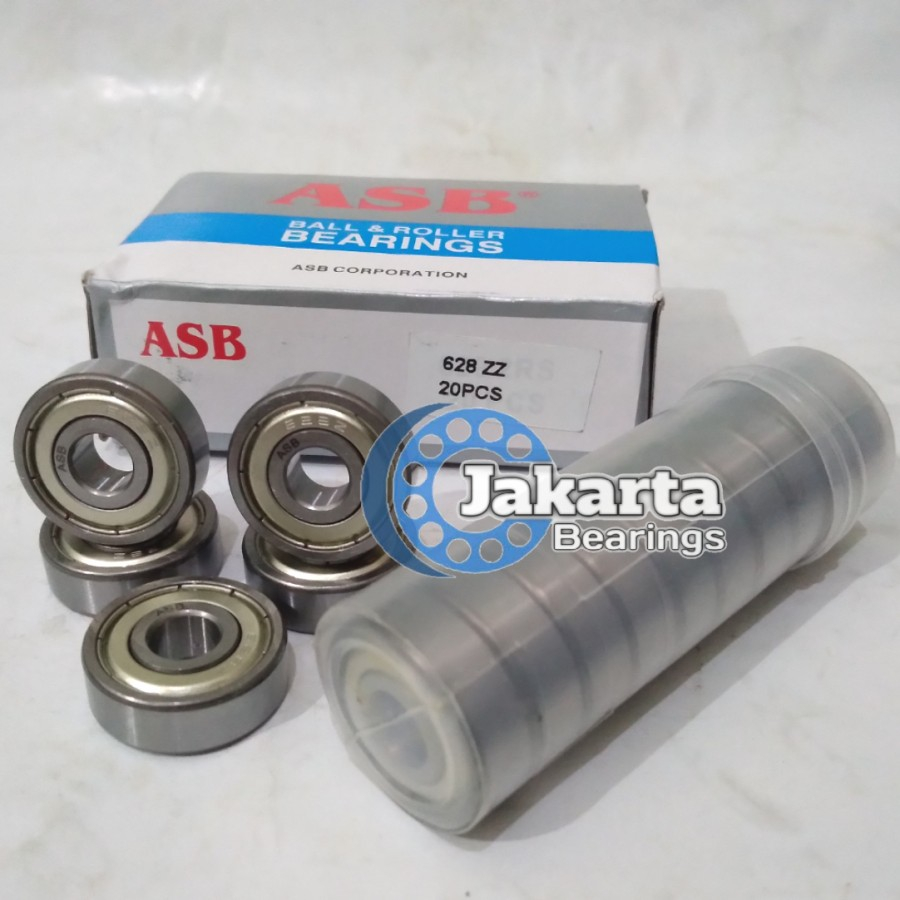 Jual Bearing / Laker / Laher 628 ZZ / 628ZZ TUTUP BESI MERK ASB ...