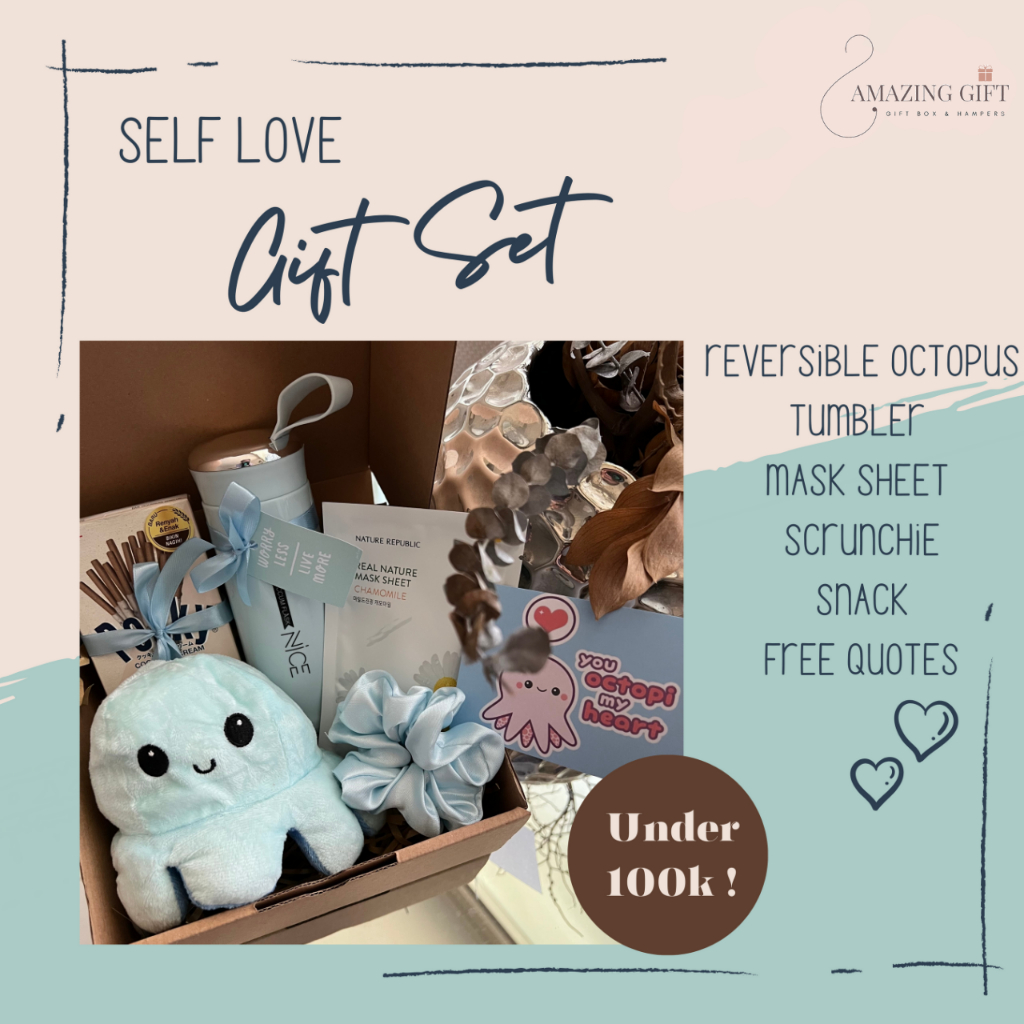 Jual Self Love Gift Set (Blue) / Hampers Birthday / Gift Box Graduation ...