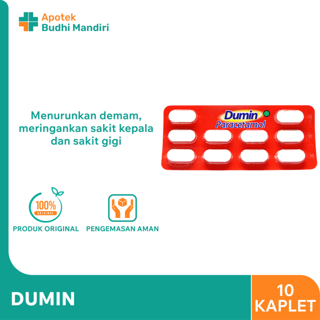 Jual Dumin Paracetamol Tablet (1 Strip) | Shopee Indonesia