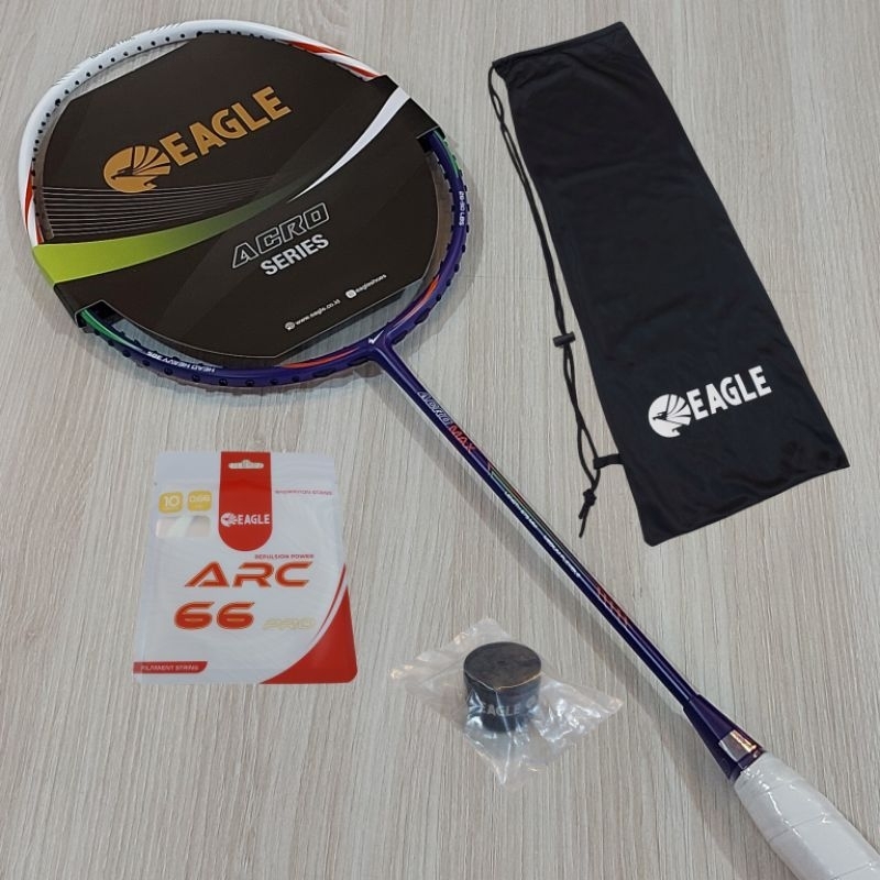 Jual RAKET EAGLE BADMINTON ACROMAX ACRO MAX NEW ORIGINAL BONUS LENGKAP ...