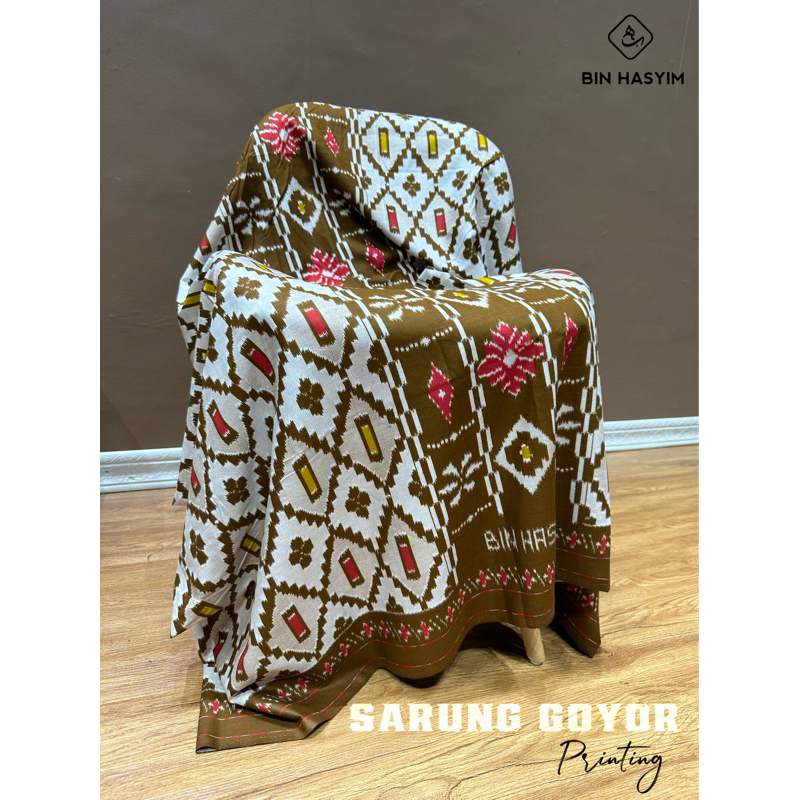 Jual sarung goyor pria/goyor printing bin hasyim jumbo/motif 1 | Shopee Indonesia