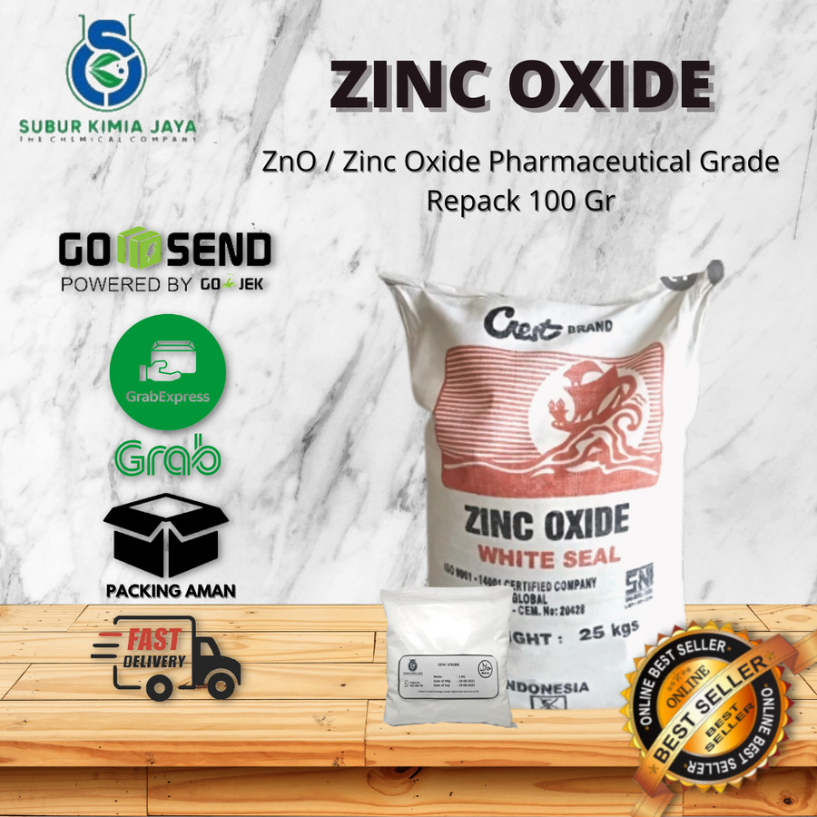Jual Zinc Oxide / ZnO 100 gr | Shopee Indonesia