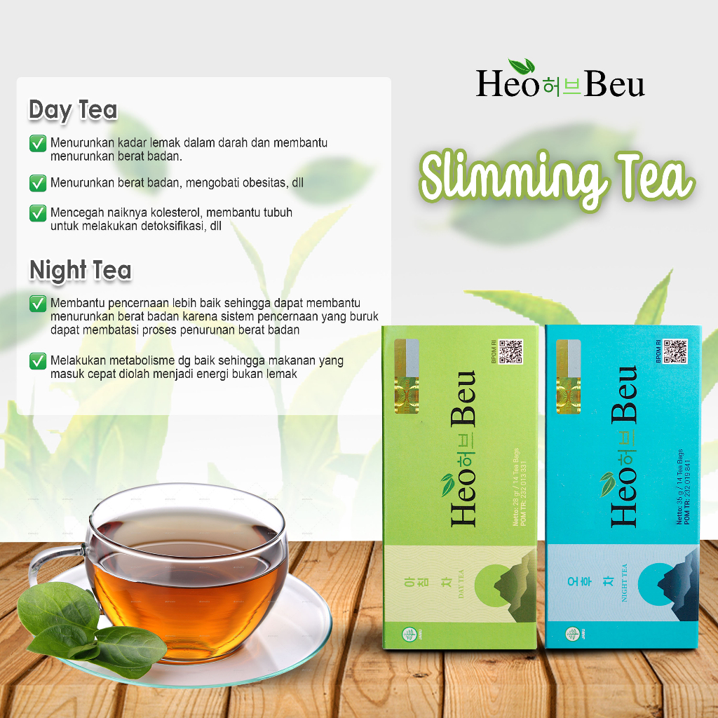 Jual HEO BEU SLIMMING TEA ORIGINAL HEO BEO SLIMING TEA ORI 100% BPOM ...
