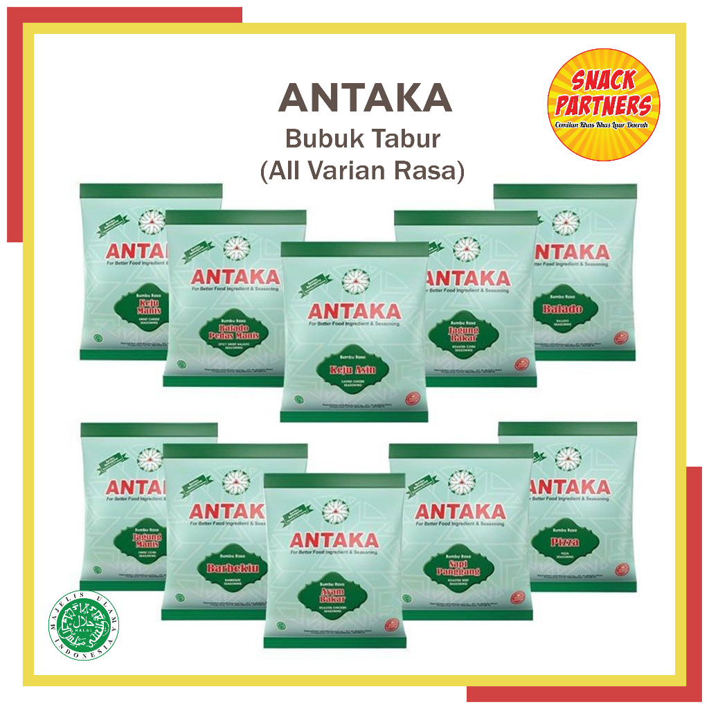 Jual ANTAKA Bumbu Tabur Sachet 100 GR - Bubuk Keju Balado Pedas Manis ...