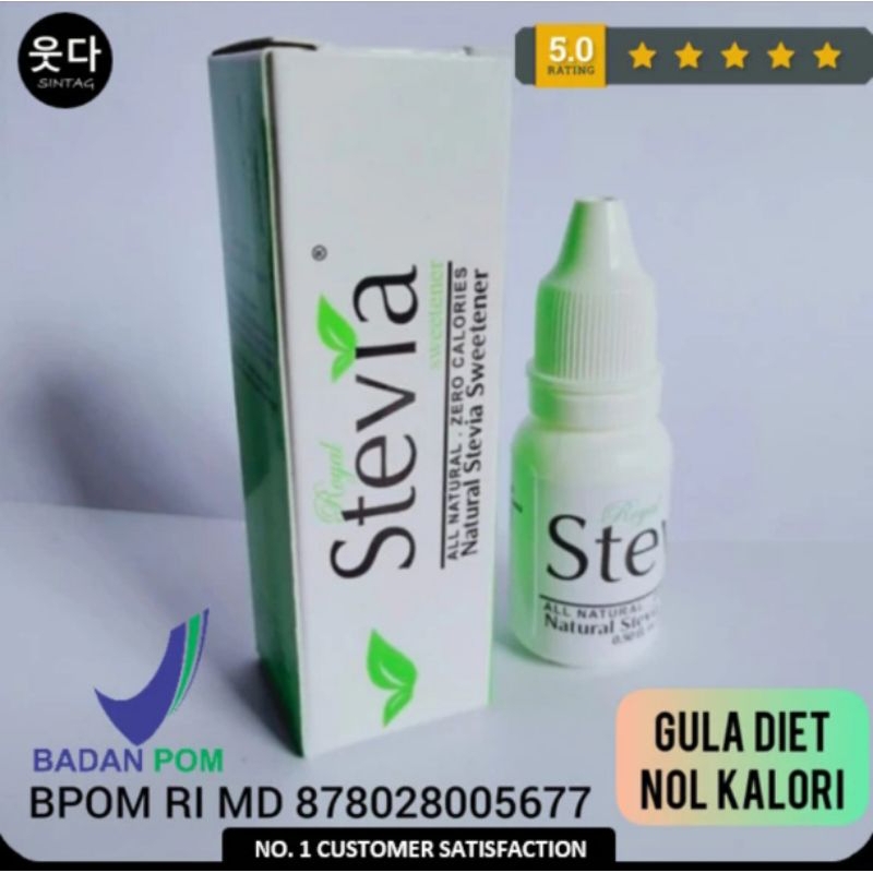 Jual Stevia Royal Sweetener Pemanis Alami Pengganti Gula 0 Kalori ...