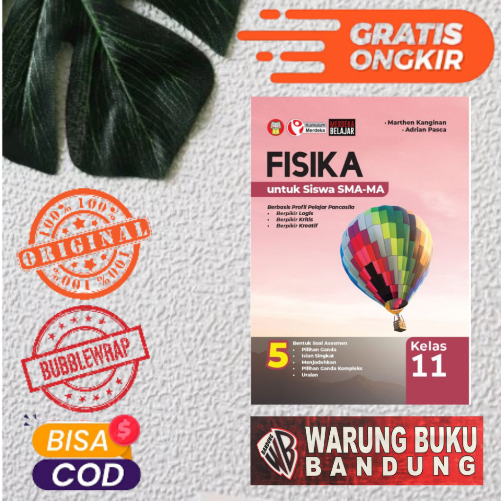 Jual BUKU FISIKA UNTUK SISWA SMA-MA KELAS 11 KURIKULUM MERDEKA ...