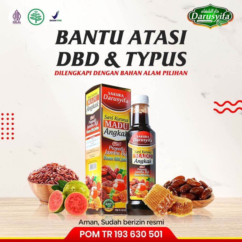 Jual Sari Kurma Madu Angkak Plus Propolis Jambu Biji Daun Ubi Jalar ...