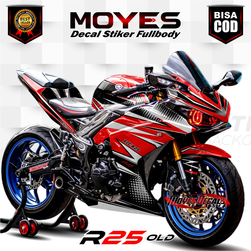Jual BISA COD... Decal R25 OLD Fullbody / Stiker Variasi R25 Old Motif ...