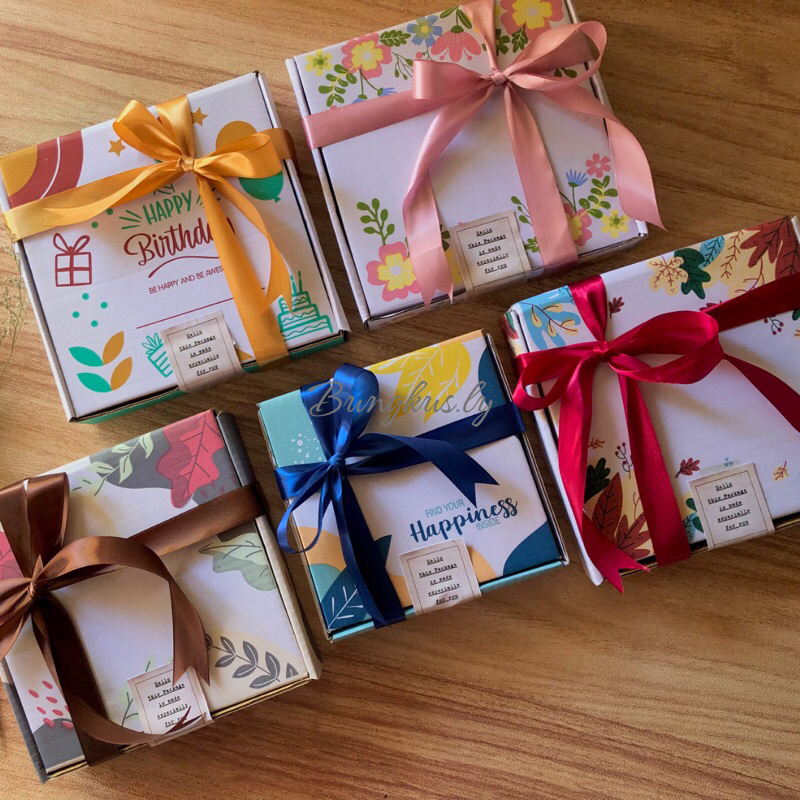 Jual (Motif Series) Box Hampers | Gift Box | Kotak Ulang Tahun ...