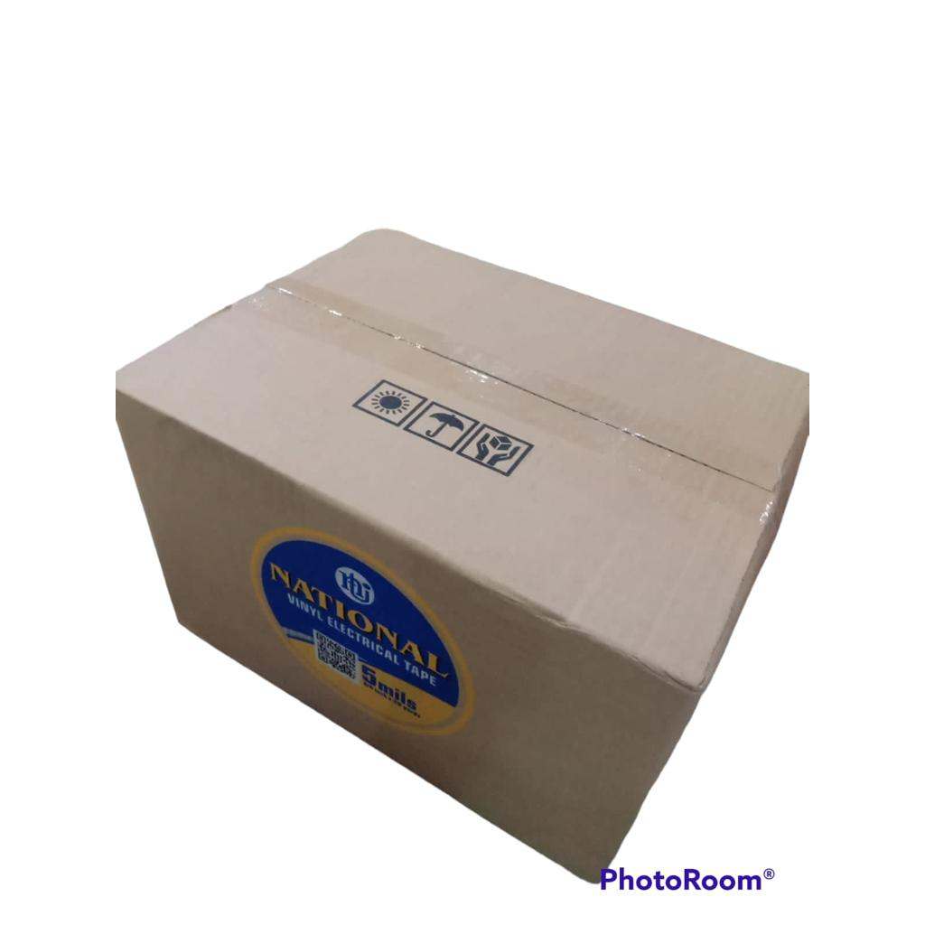 Jual [PER DUS] Isolasi National Hitam Selotip Listrik PVC Tape 3/4 ...