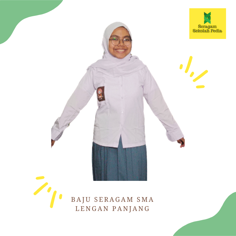 Jual BAJU SERAGAM SEKOLAH SMA NEGERI LENGAN PANJANG | Shopee Indonesia
