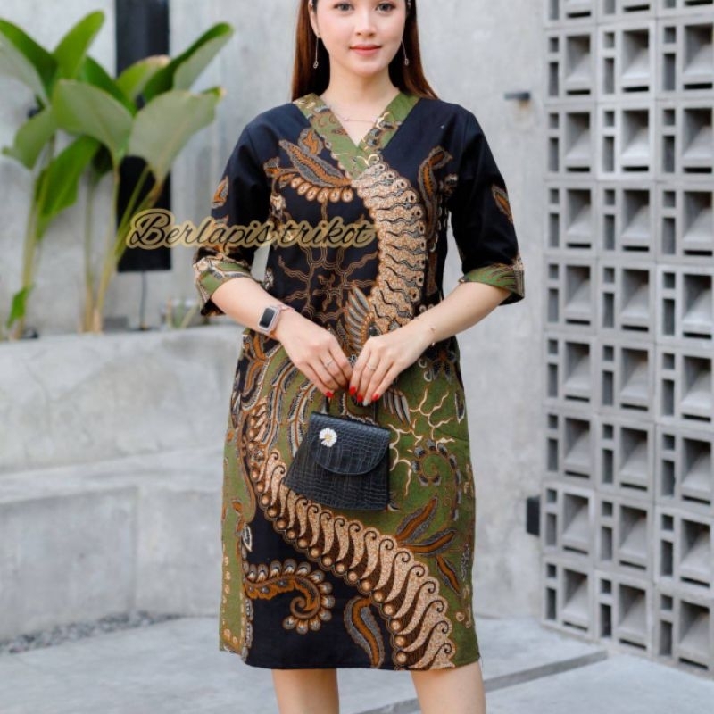 Jual BATIK COUPLE PREMIUM / DRESS BATIK / KEMEJA BATIK | Shopee Indonesia