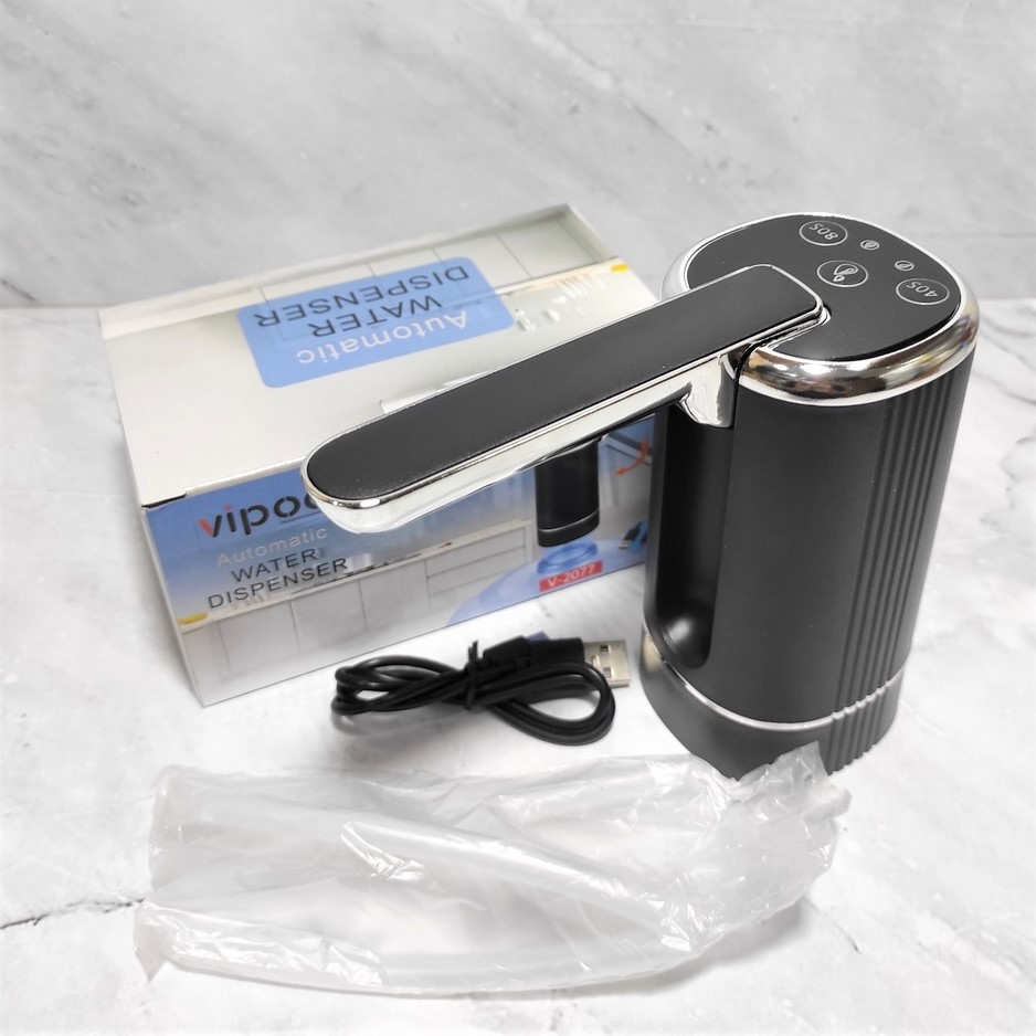 Jual Pompa Galon Elektrik Vipoo V-2077 Ada Timer Water Dispenser Pompa ...