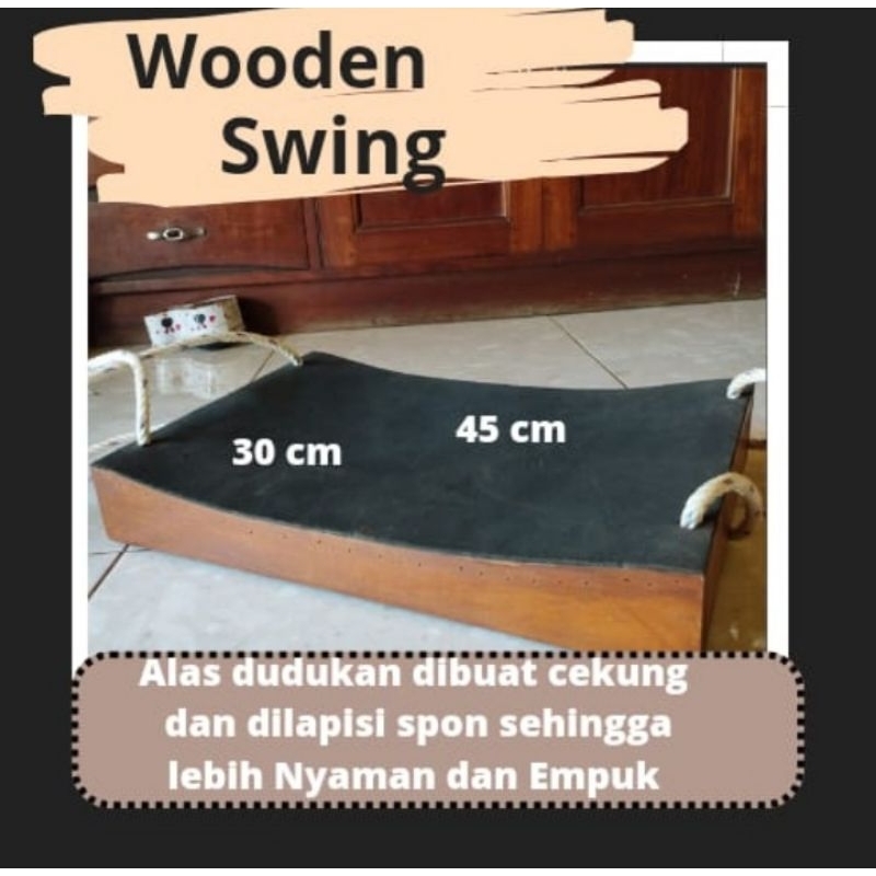 Jual AYUNAN KAYU/ AYUNAN TAMAN/ AYUNAN ANAK/ BANDULAN | Shopee Indonesia