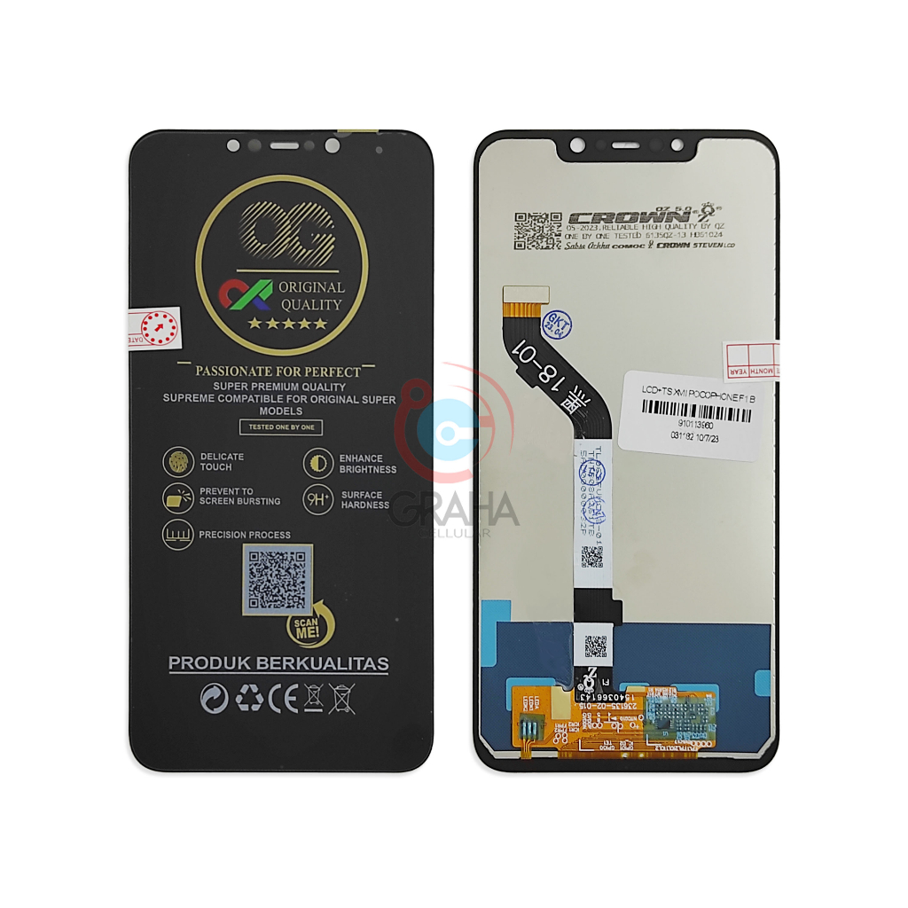 Jual LCD XIAOMI POCO F1 OG ORI SUPER FULLSET TOUCHSCREEN | Shopee Indonesia