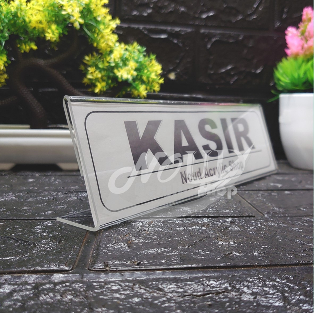 Jual Nama meja Akrilik / Acrylic Name Desk | Shopee Indonesia