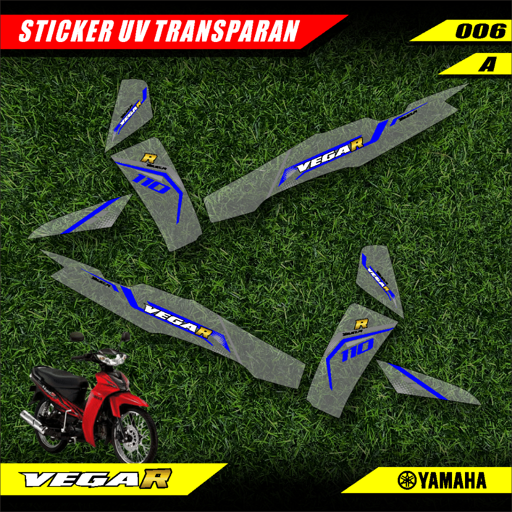 Jual STICKER STRIPING TRANSPARAN YAMAHA VEGA R VARIASI LIST MOTOR ...