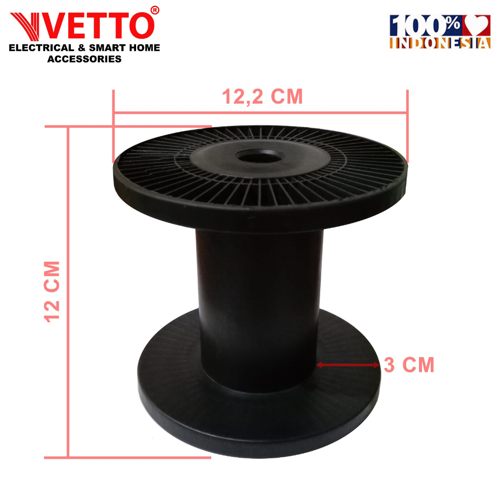 Jual Klosan Bobin / Plastik Rollan Gulungan Kabel Kawat - Besar ...