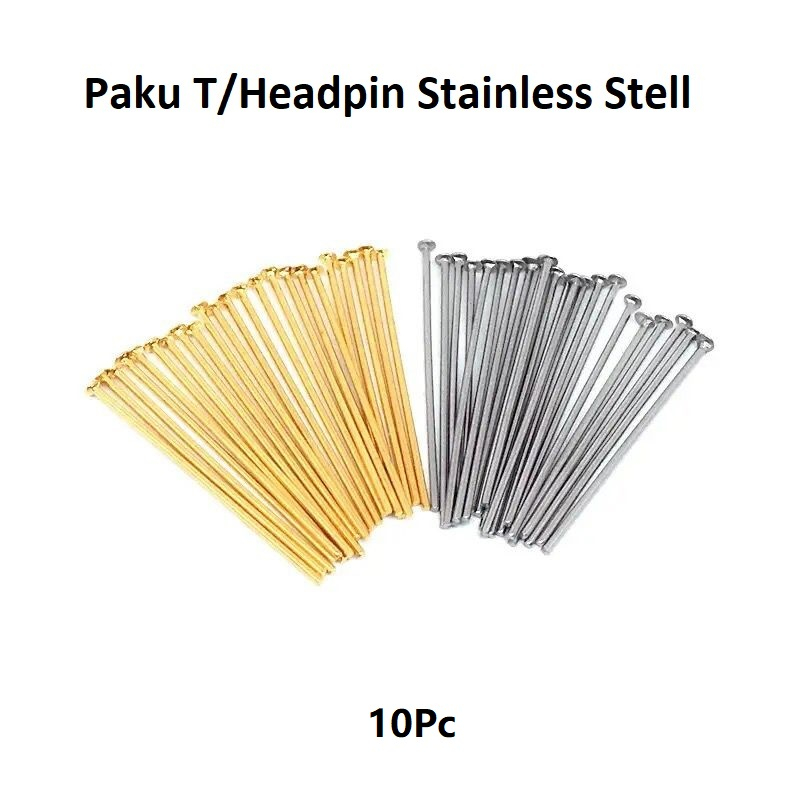 Jual Paku T/Headpin Bahan Stainless/Paku Pin Ukuran 1.6-7.0cm Harga/10 ...