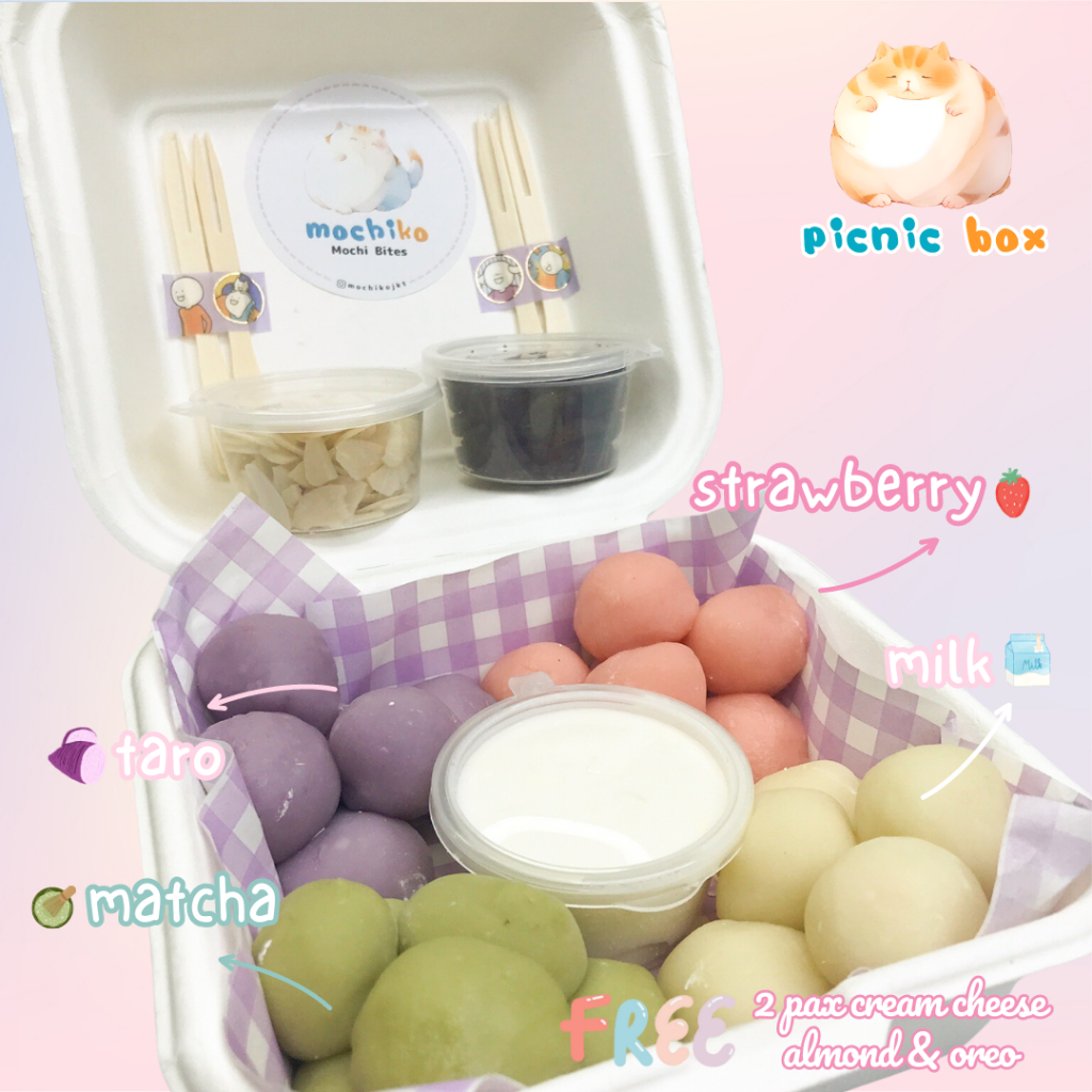 Jual Premium Picnic Box Mochi Bites 4 Rasa | Mochiko Jakarta | Shopee ...