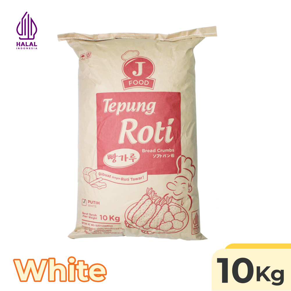 Jual J FOOD Tepung Roti Putih 10 Kg (1 Sak) | Shopee Indonesia