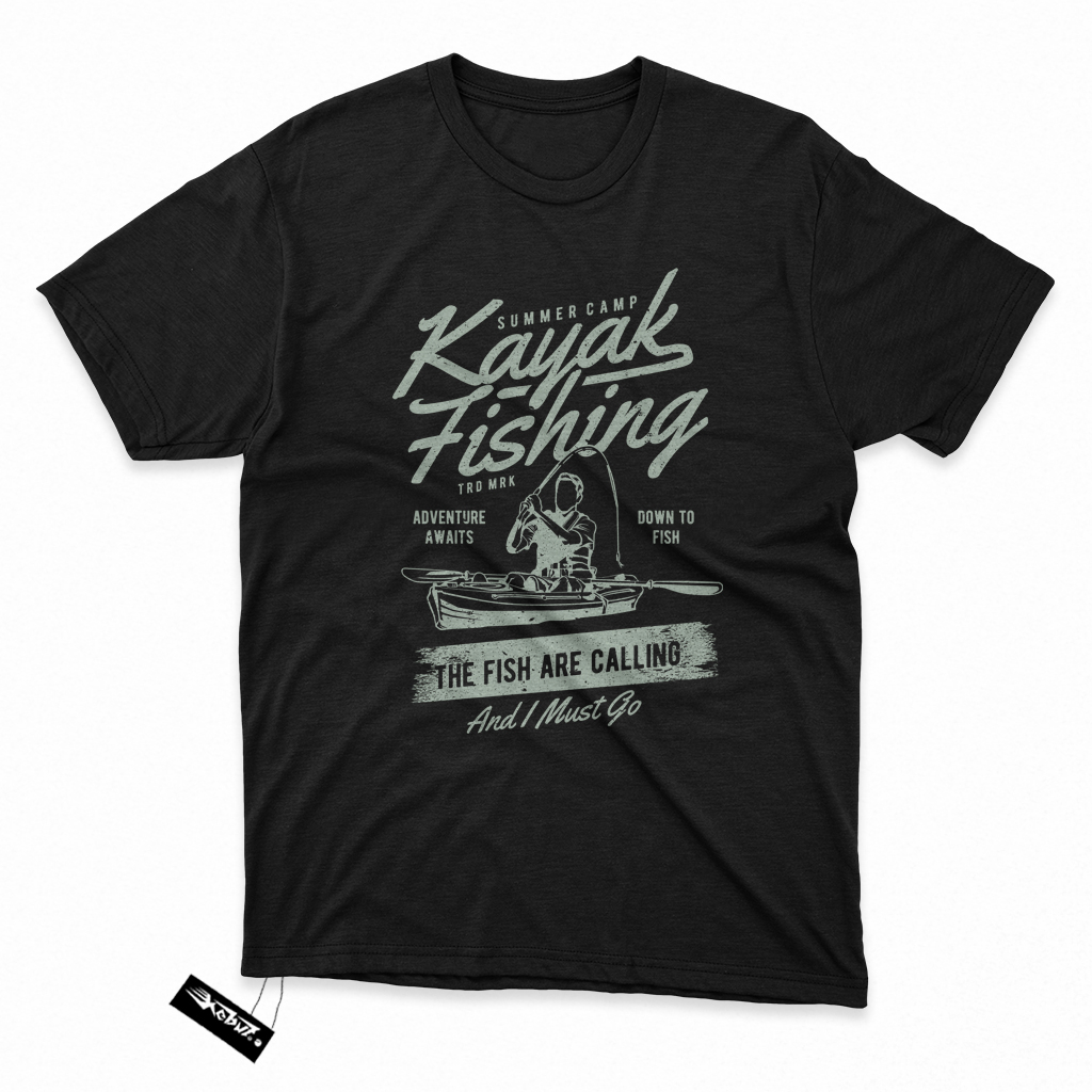 Jual Kayak Fishing - Kain Katun Tshirt / baju distro Keren gambar ...
