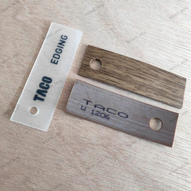 Jual TACO Edging PVC HPL 1 x 22 mm Woodgrain Wood Grain Urat Serat Kayu | Shopee Indonesia