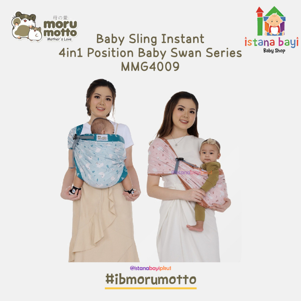 Jual Morumotto Baby Sling Instant 4in1 Position Baby Swan Series ...