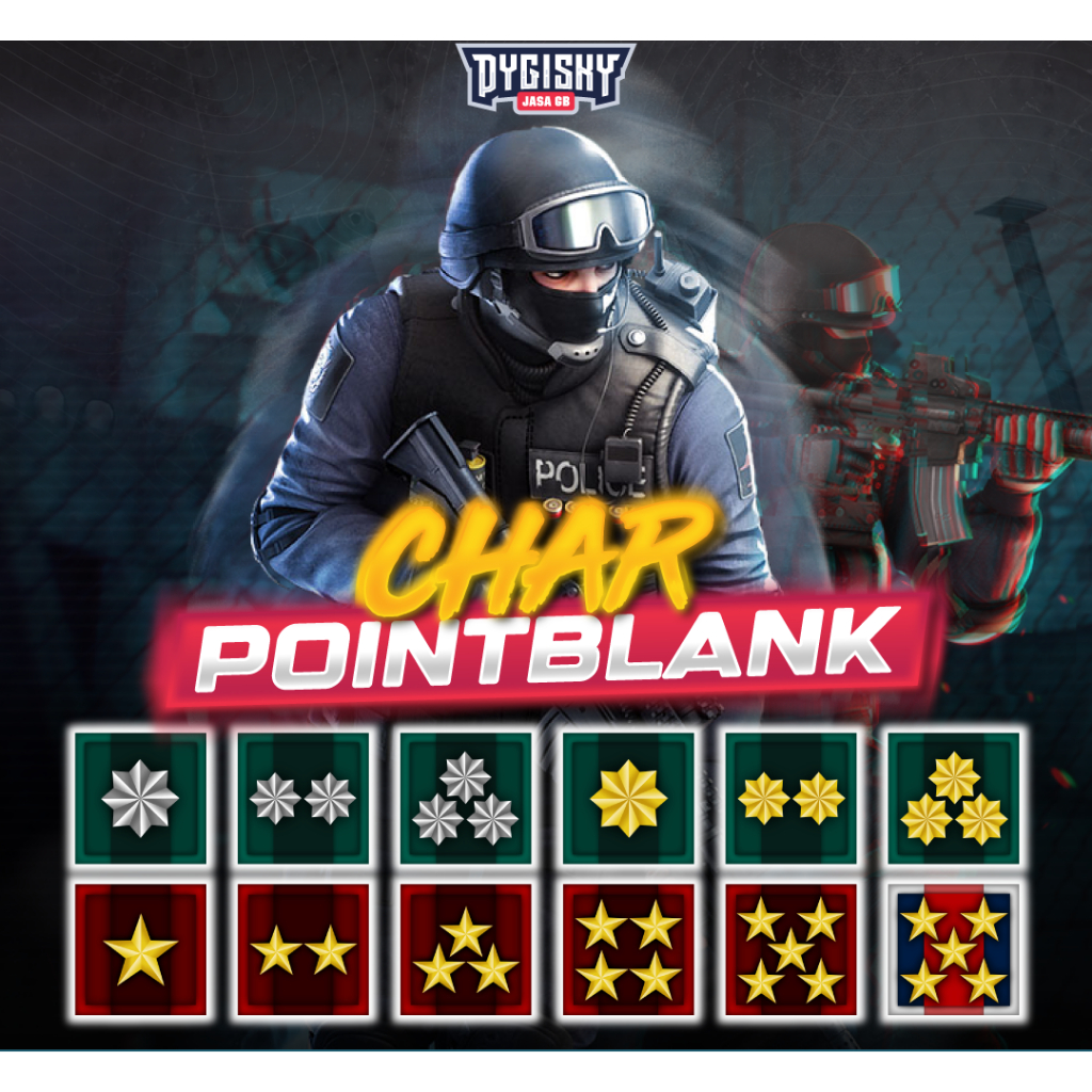 Jual CHAR POINTBLANK / CHAR PB - MAJOR FULL TITLE - BINTANG FULL TITLE ...