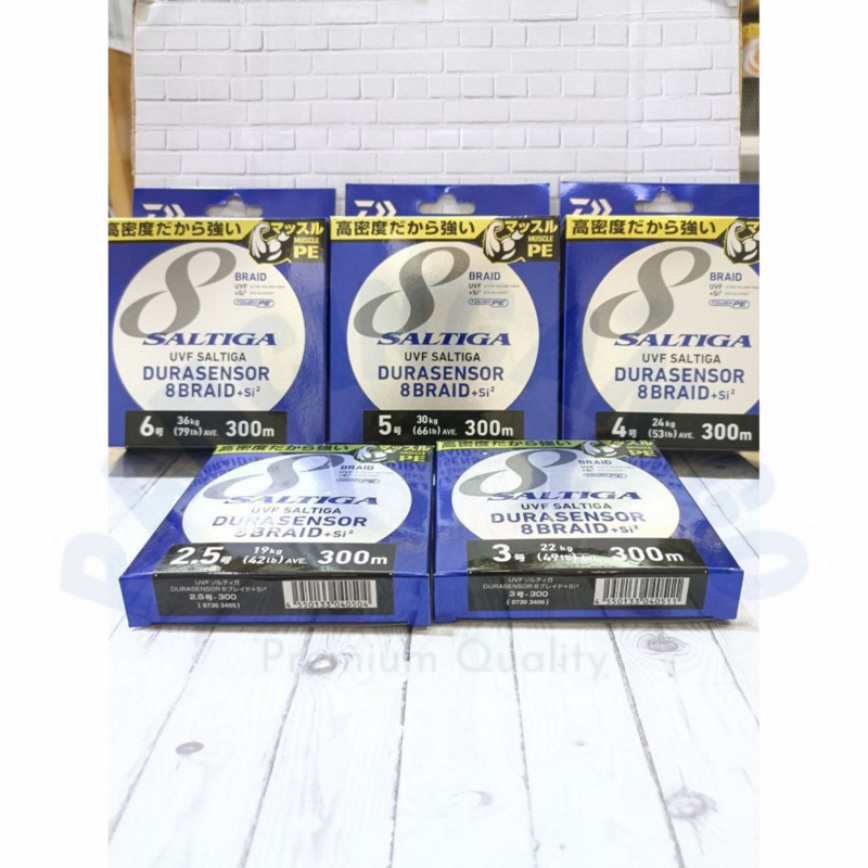 Jual Senar PE Daiwa Saltiga UVF Durasensor 8 Braid+Si2 300M Pilih ...