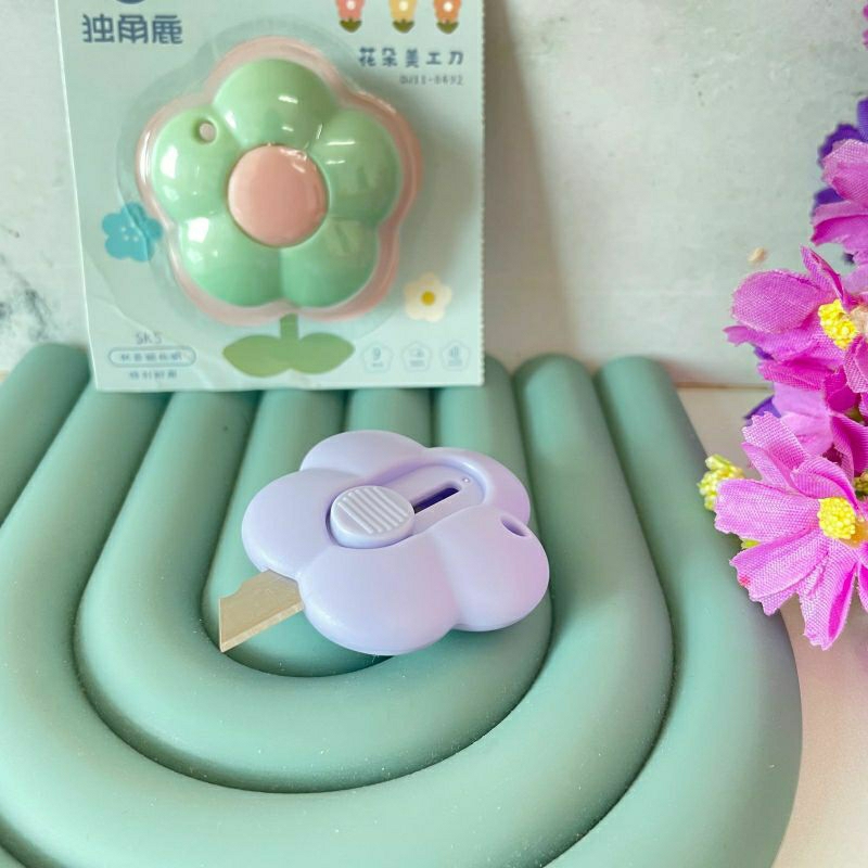 Jual Cutter mini FLOWER cutter bentuk bunga warna pastel unik kekinian ...
