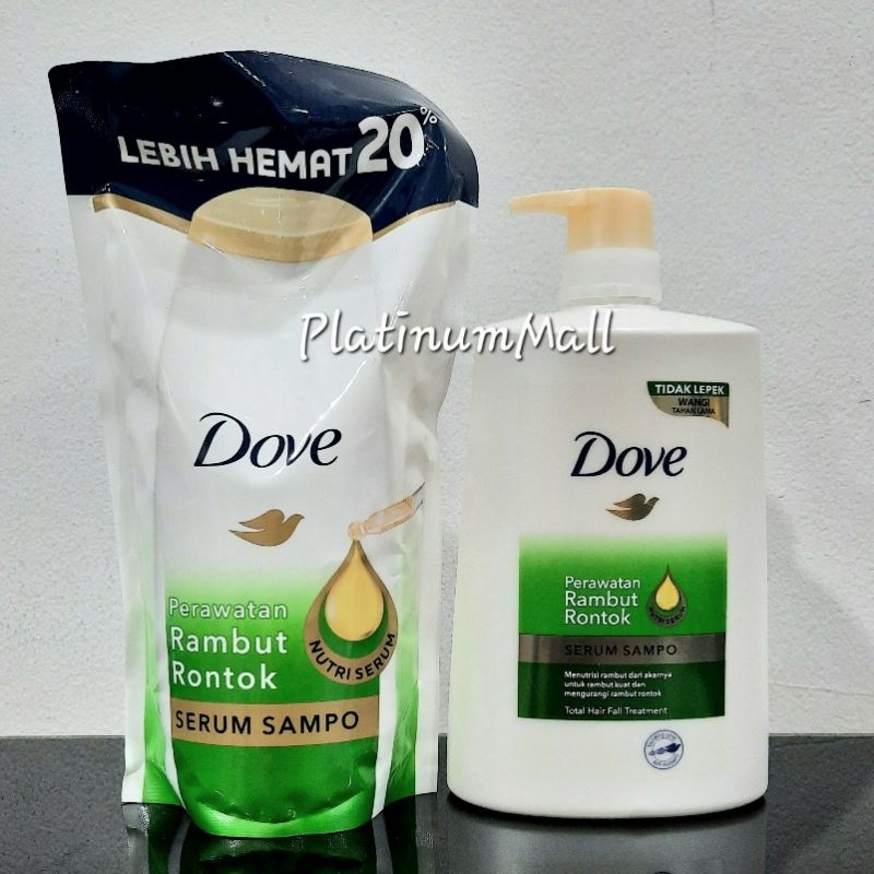 Jual Dove Shampoo Nutritive Solutions TOTAL HAIR FALL TREATMENT 900ml ...