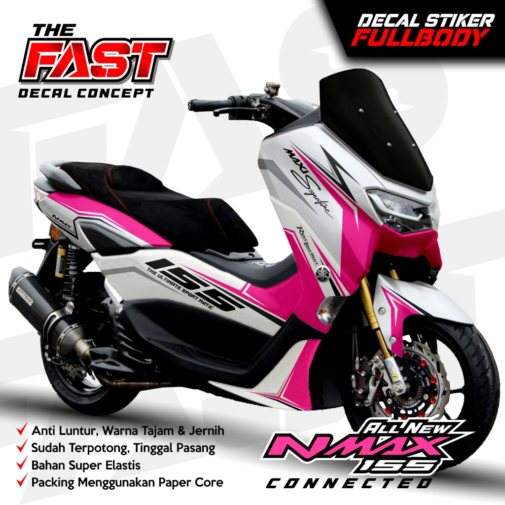 Jual BISA COD Decal Sticker Yamaha Nmax 155 New Fullbody Racing Decal ...